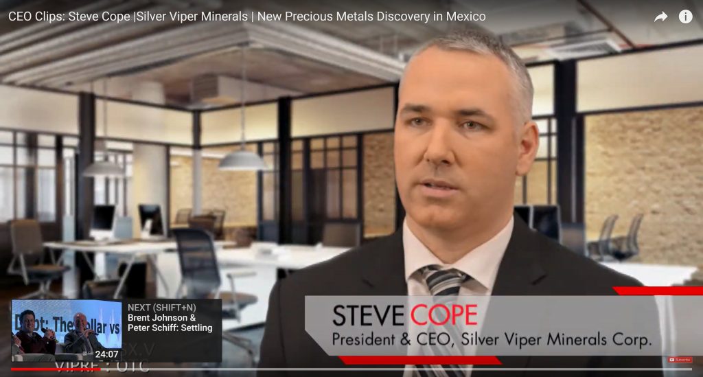 CEO Clips: Steve Cope |Silver Viper Minerals | New Precious Metals ...
