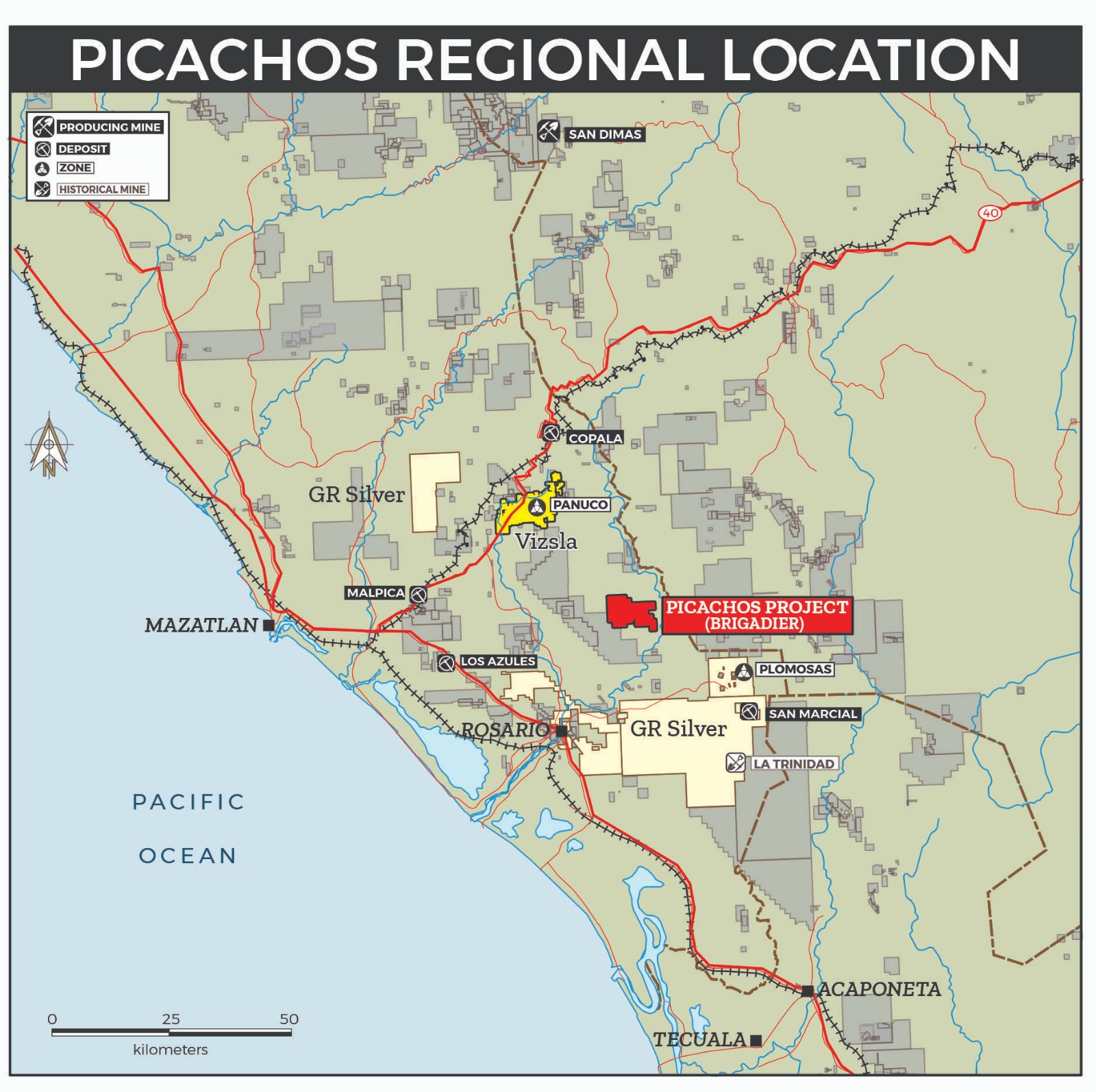 Brigadier Provides Update on Exploration Programs Planned for Picachos ...