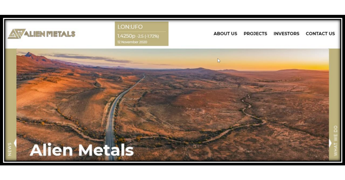 Alien Metals Limited Launch of New Website – Mexico Mining Center