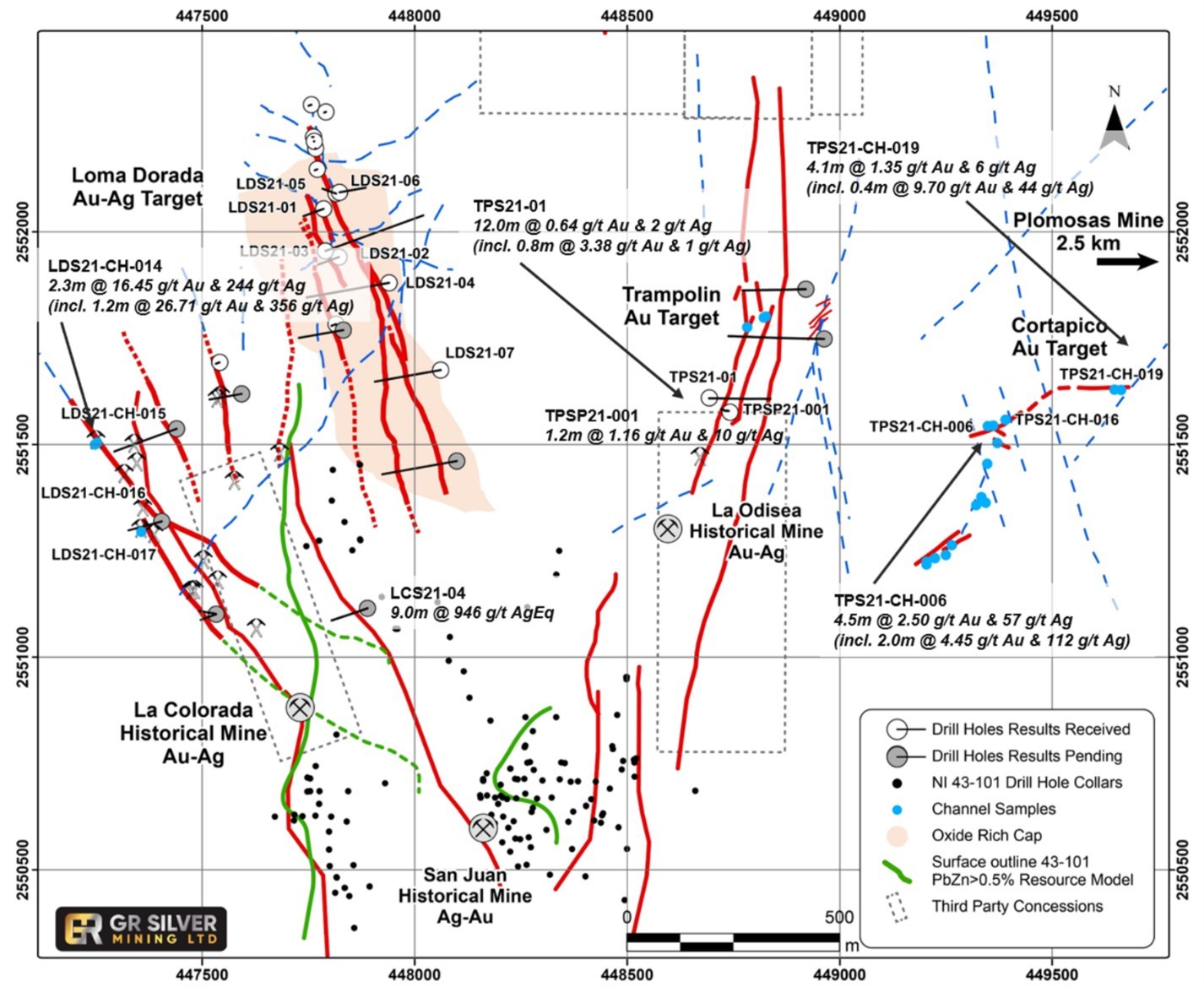 GR Silver Mining Defines New High-Grade Gold Zones Parallel to the ...