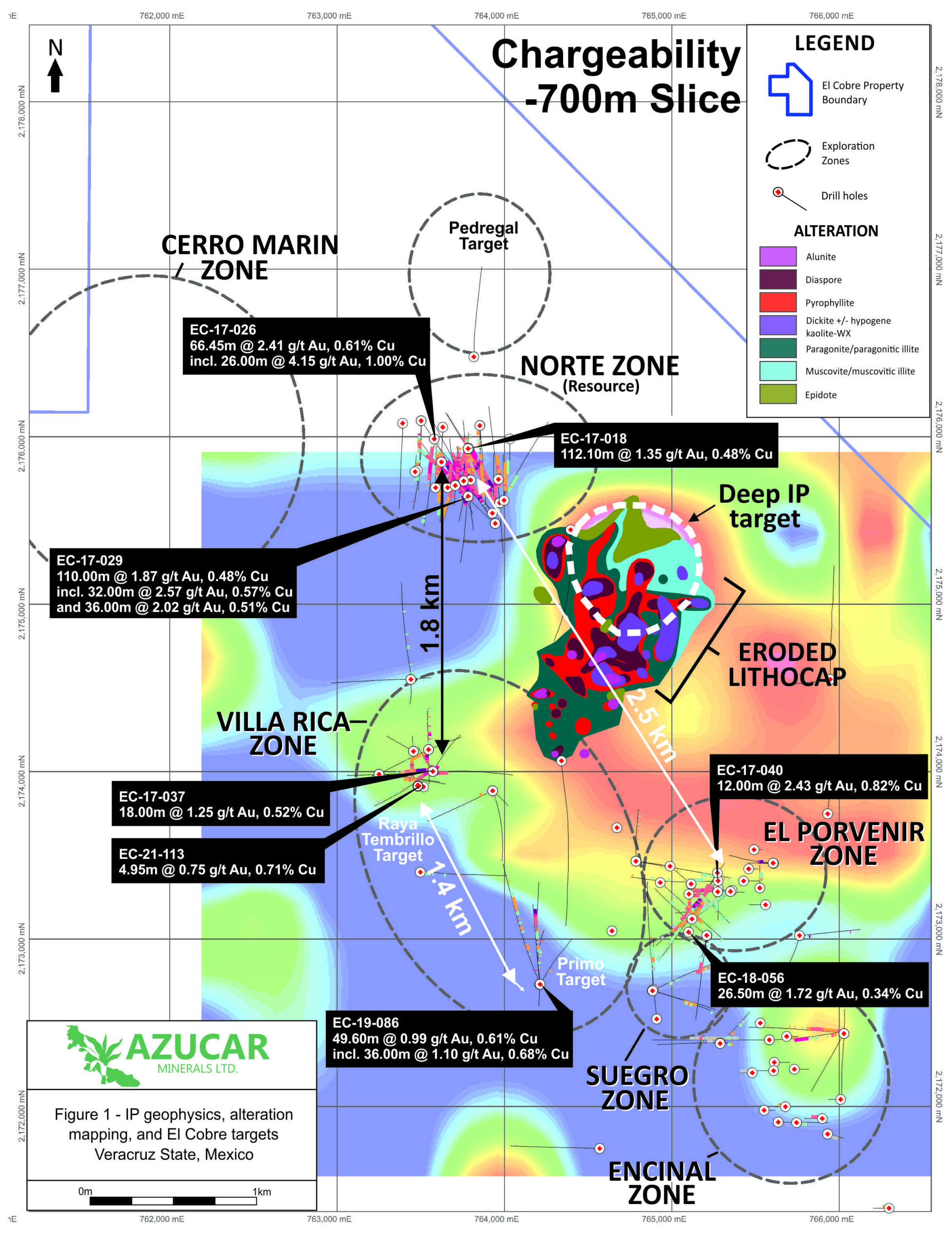 Azucar Commences Drilling New Porphyry Lithocap Target at the El Cobre ...