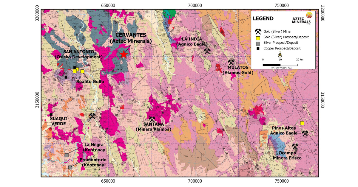 Aztec Completes First 7 Holes of Phase 3 Core Drilling Program at its ...