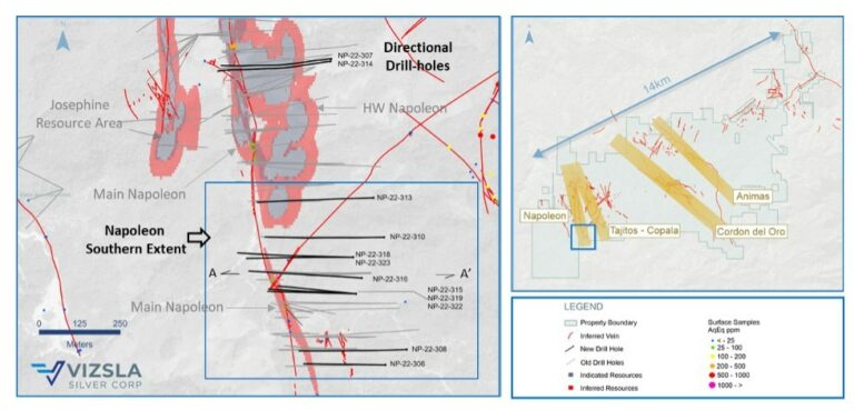 Vizsla Silver Expands Mineralization at Southern End of Napoleon ...