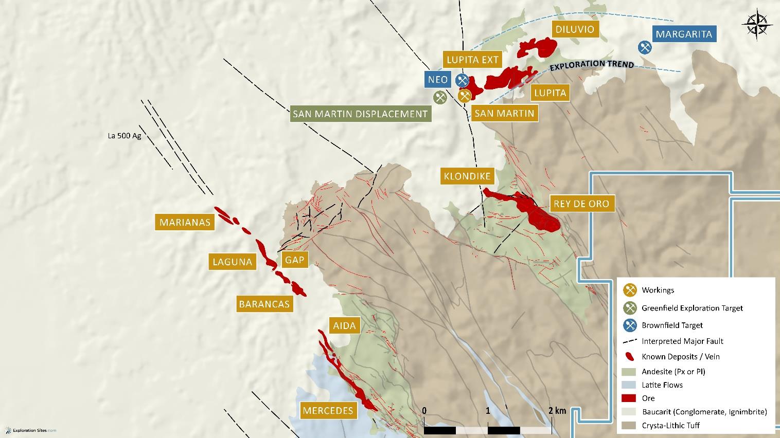 Drilling Results from Marianas and Rey de Oro Deposits at Bear Creek ...