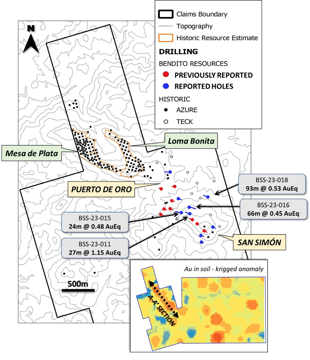 Bendito Resources Intersects 1.15 g/t AuEq Over 27 Meters Near San ...