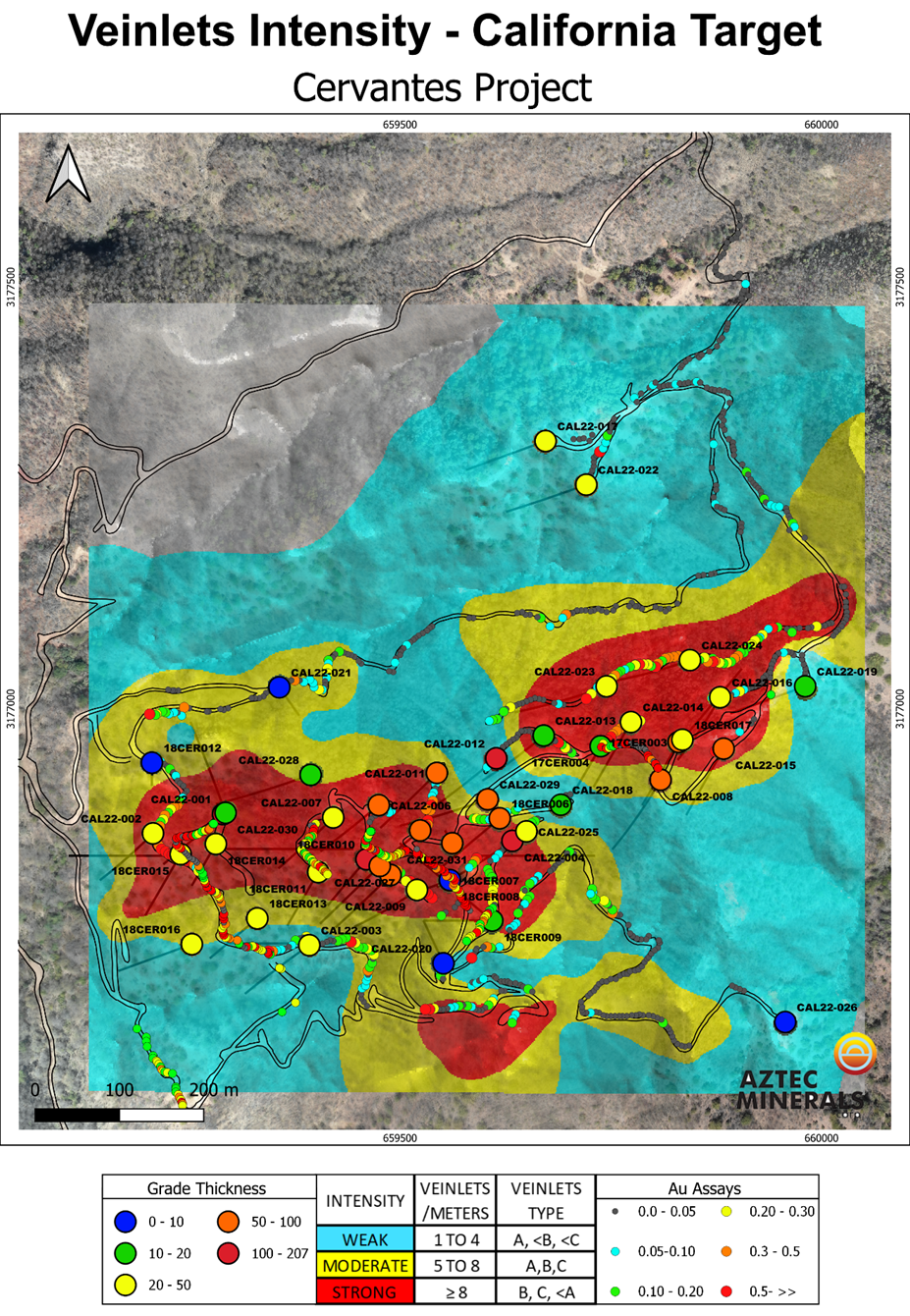 Aztec 2023 Surface Exploration Program Results Enhance Drill Targeting ...