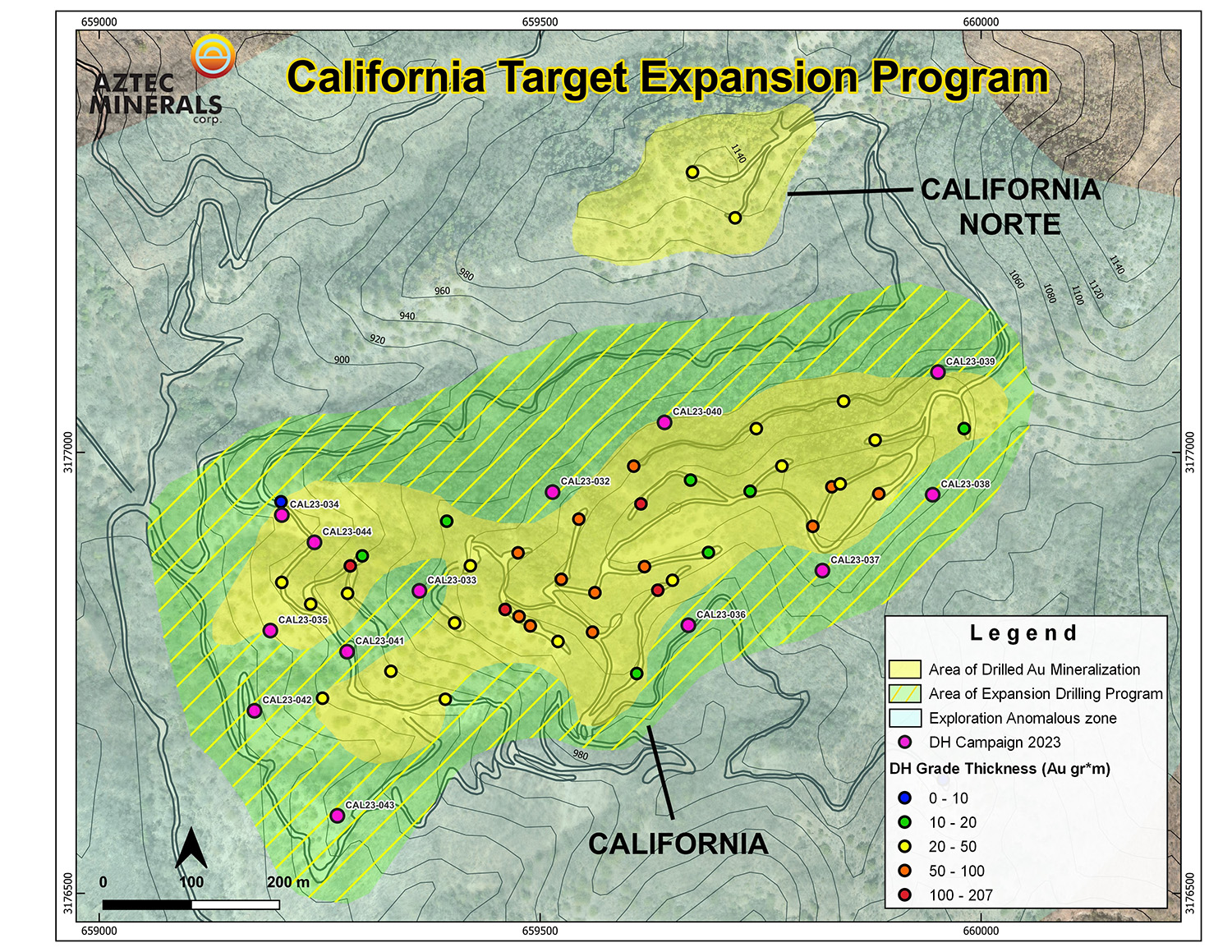 Aztec Completes Step Out Drilling Program at the Cervantes Project ...